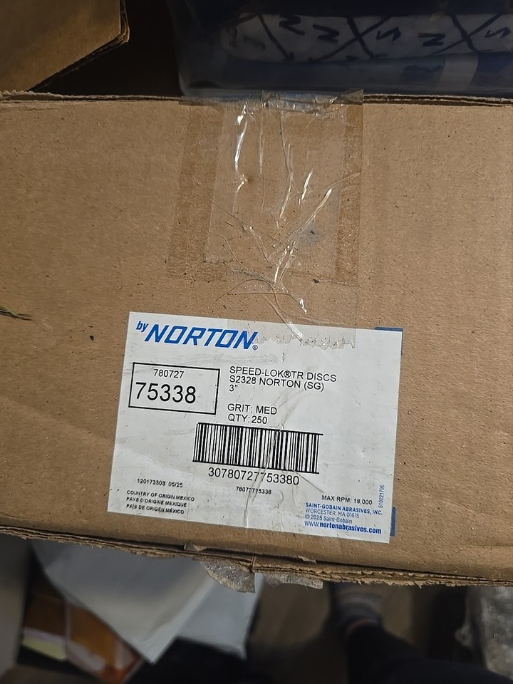 Norton (NOR62328) 3" Norton SG Blaze Speed-Lok TR Discs, Grit Medium ...
