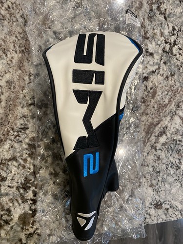 TaylorMade Golf SIM2 Driver Head Cover Black/White/Blue SIM 2 | eBay