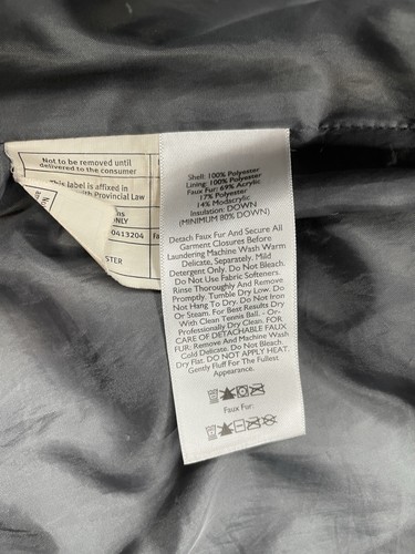 Eddie Bauer Jacket Womens Large Black 650 Premium Goose Down Puffer ...