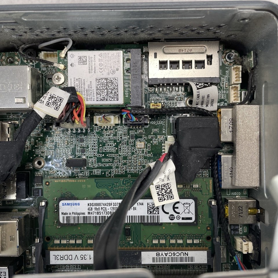 Intel NUC Micro NUC6CAY Celeron J3455 1.50 GHz 1x4 GB RAM No SSD No OS ...