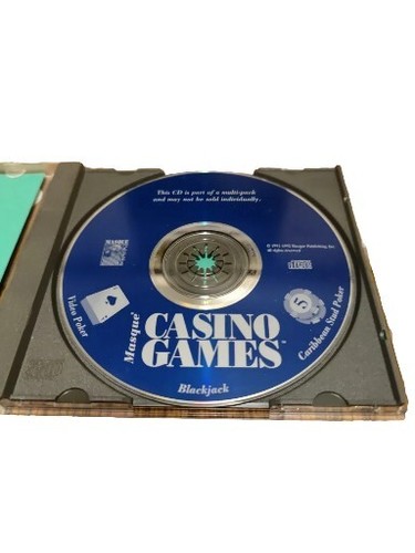 Masque Casino Game PC CD blackjack video poker carib stud world series ...