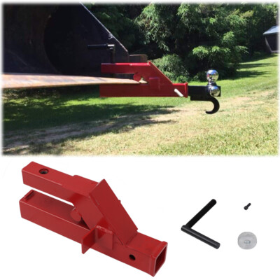 For Deere Bobcat Tractor Bucket Clamp On Trailer Hitch 2" Ball Mount ...