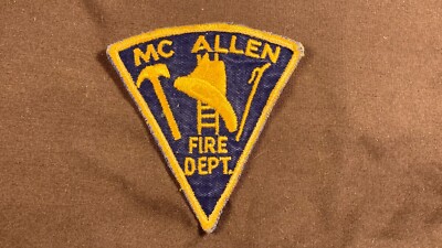 Mc Allen Texas Fire Department Patch Fire Fighter Vintage TX | eBay