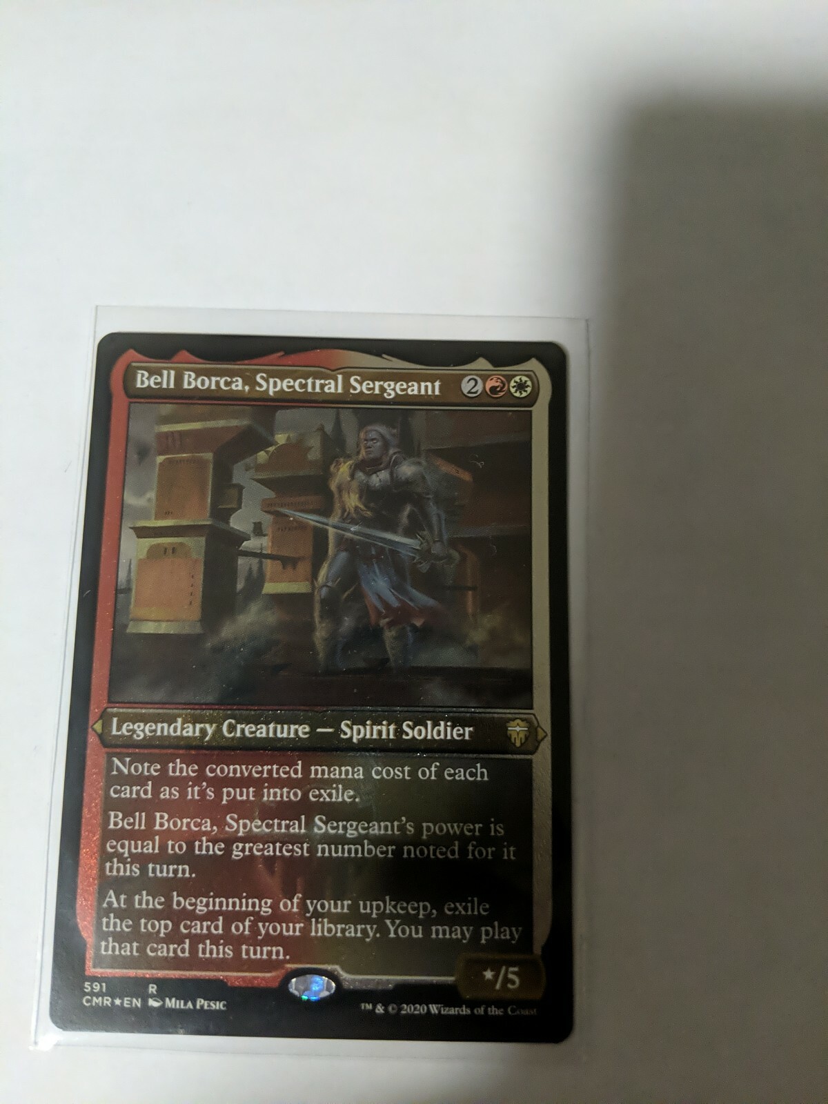 1x Bell Borca, Spectral Sergeant - Foil Etched MTG Commander Legends ...