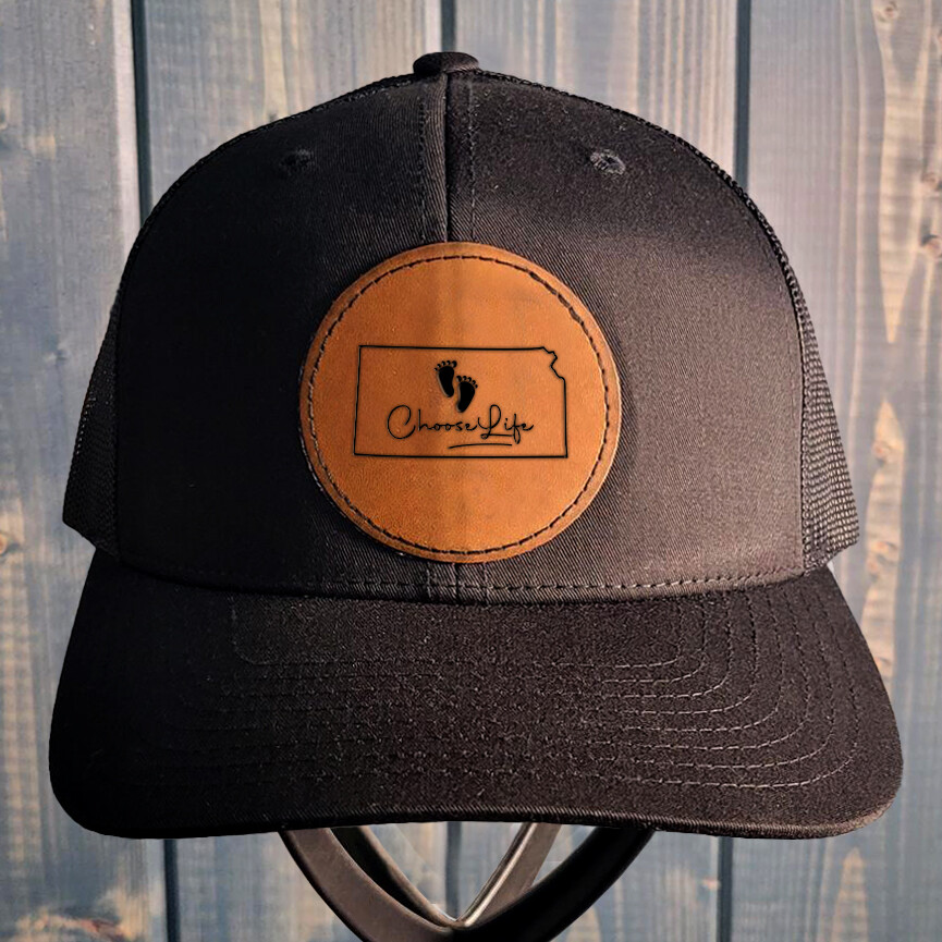 Kansas Leather Patch Hat Pro-Life Hat | eBay