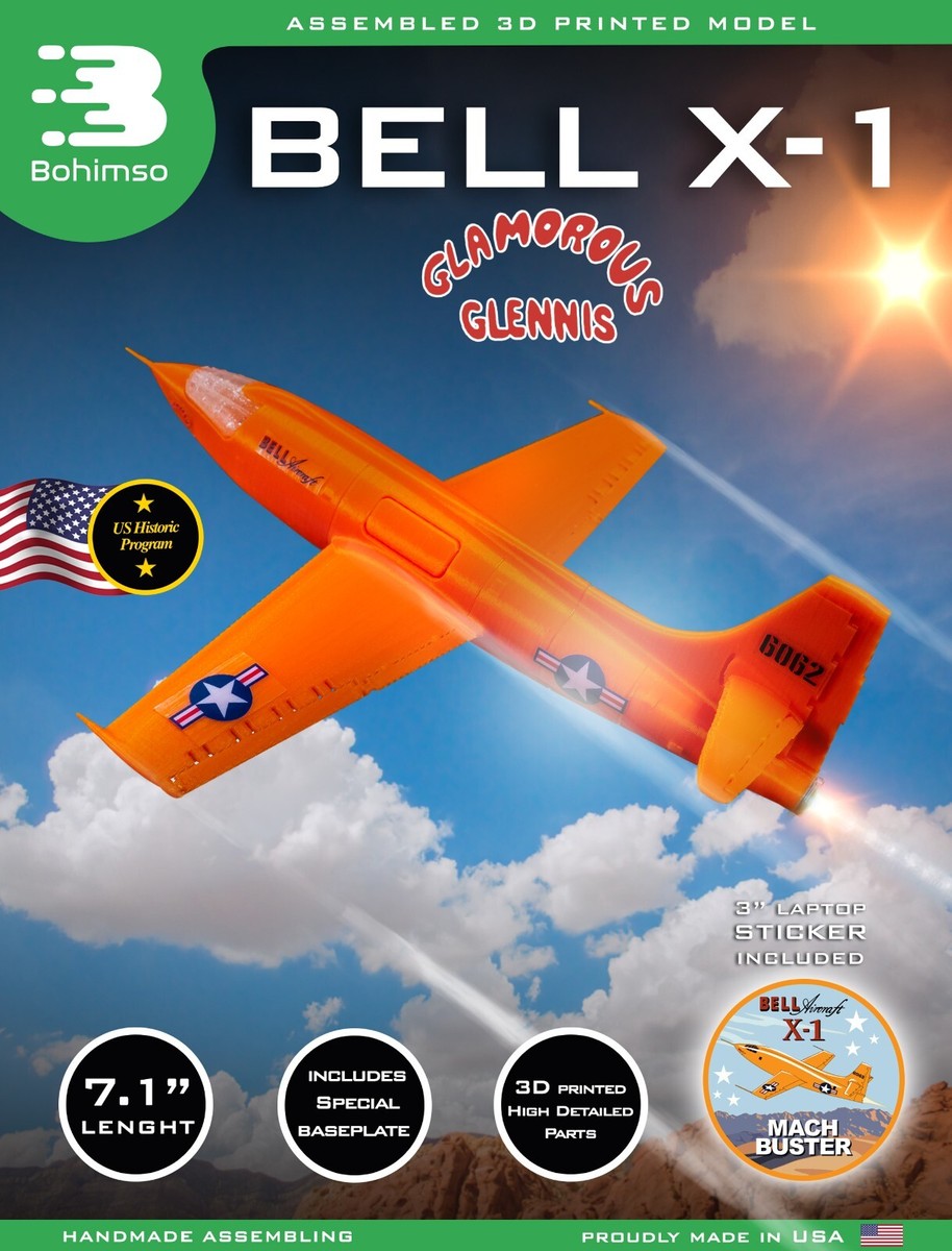 X1 Paper Glider Kit Nasa Bell® X 1 Mach Buster Rocket Plane
