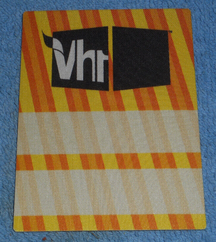 Vintage Circa 1990s VH1 Music Concert Tour Unused Yellow OTTO Backstage ...