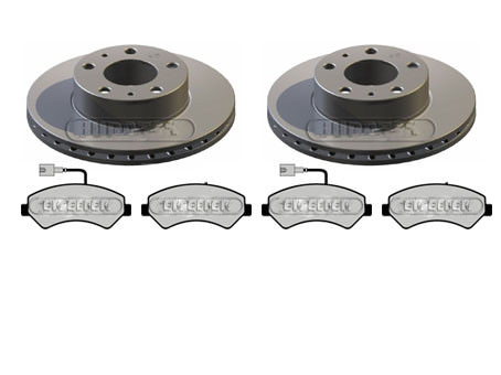 FIAT DUCATO 2000KG VAN BRAKE DISCS AND PADS - 300MM MUST READ ...