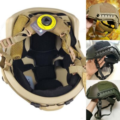 Level IIIA Ballistic Bullet Proof Helmet Uhmw-pe Helmet w/High-grade ...