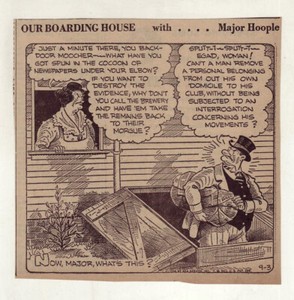 Our Boarding House w/ Major Hoople - 26 large comic panels - Complete ...