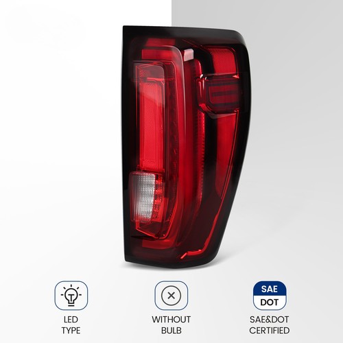 2019-2023 GMC Sierra 1500 Full LED Passenger Rear Taillight Brake Stop ...