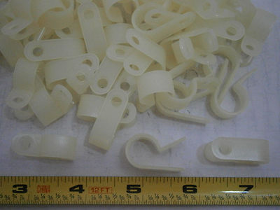 Richco N-7 Cable Clamp R-Type .375 Wide .438 ID Nylon Lot of 50 #3625 ...