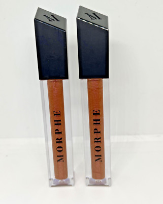 2 Lot Morphe Shimmer Lip Gloss Trippy Irridescent Rosey Plum NWOB ...