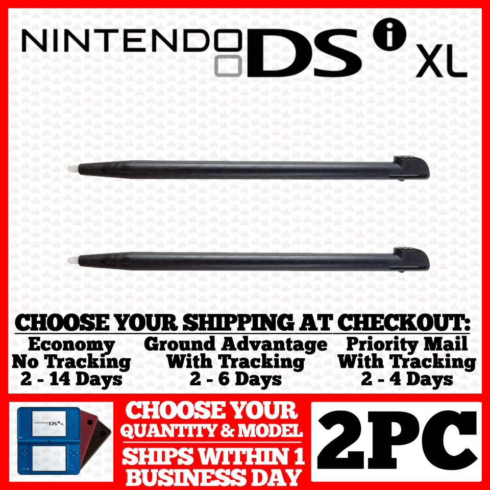 Stylus For Nintendo DSi XL Black Plastic Pen Replacement "DSi XL ...