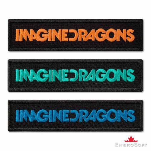 Imagine Dragons Logo Music Rock Band Title Set 3 elements Embroidered ...