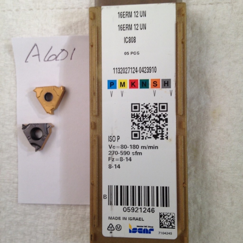 ISCAR 16erm 12 Un Carbide Inserts Grade Ic908 3pcs for sale online | eBay