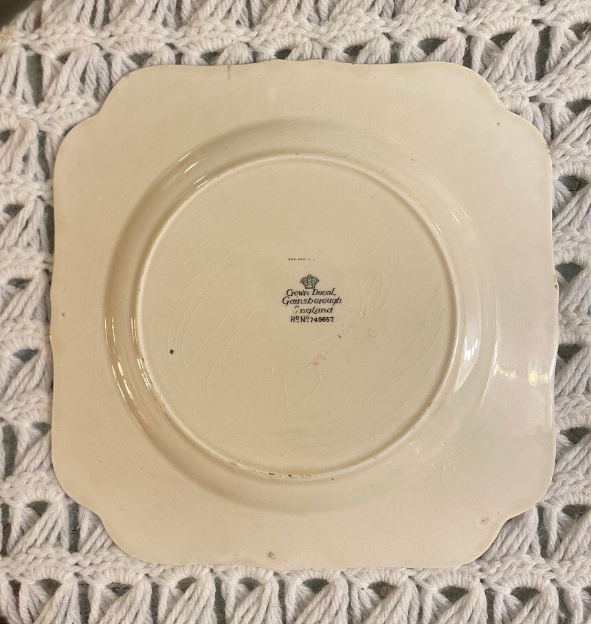 Crown Ducal Gainsborough England Countryside theme decorative Square ...