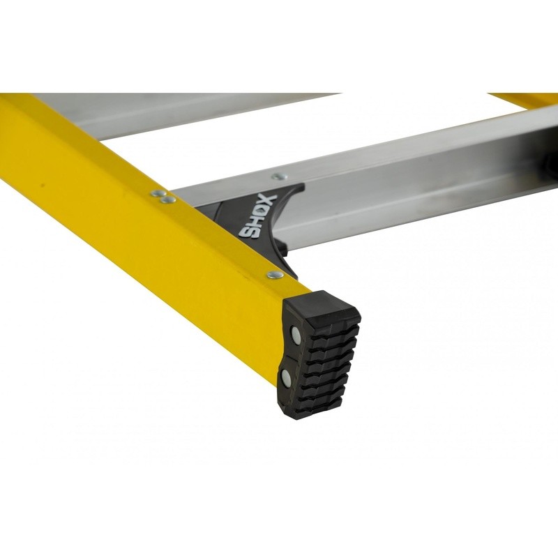 8ft Fiberglass Step Ladder Non-conductive Durable Slip Resistant Tool ...