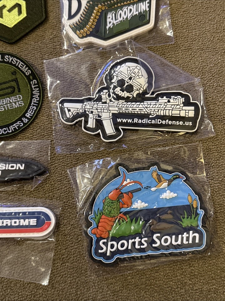 Lot Of 11 Shot Show Las Vegas 2022-2025 Patches Swag - Norma, Alien ...