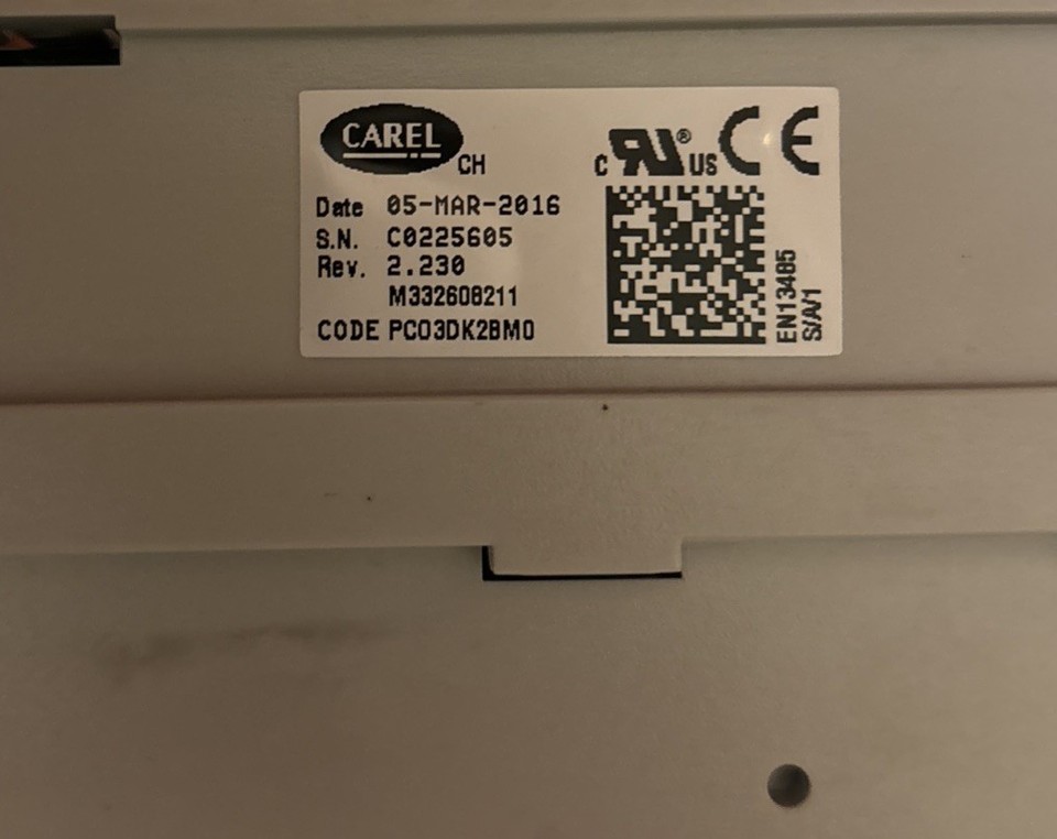 Daikin MICROTECH II WGZ-DUAL CIRCUIT PLC PCO3DK2BMO 2.230 MCQUAY | eBay