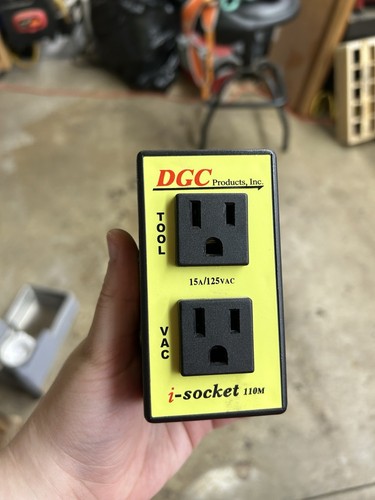DGC Products Inc. i-Socket 110M Auto Switch 110m Tool & Vacuum, 15A ...