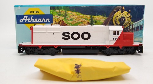 Athearn 4457 HO SOO Line SD-40-2 Dummy Locomotive #6604 LN/Box | eBay