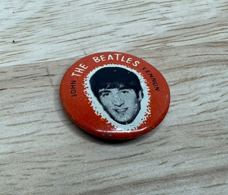 Vintage 1964 The Beatles John Lennon Button Pin Pinback | eBay