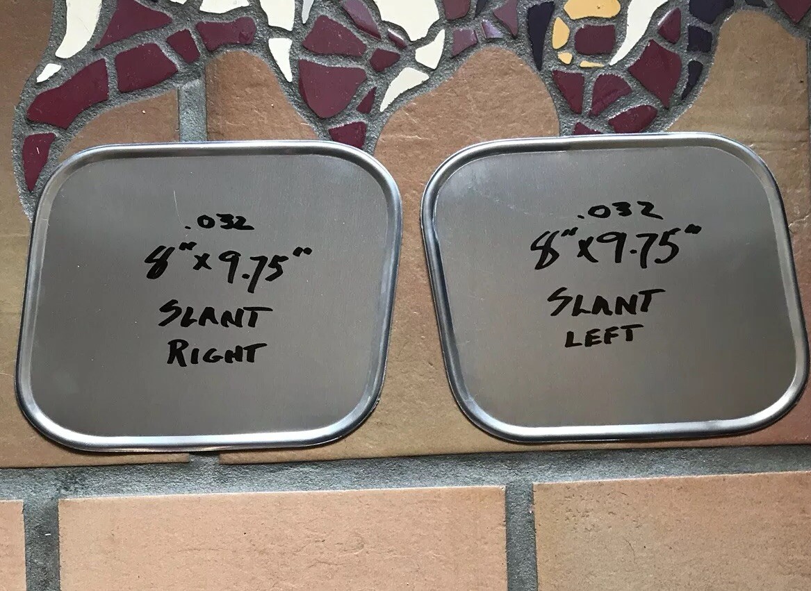 SET2 Slant Street Tracker HOOLIGAN RACING NUMBER PLATES 8”x9.75”x032"1/ ...