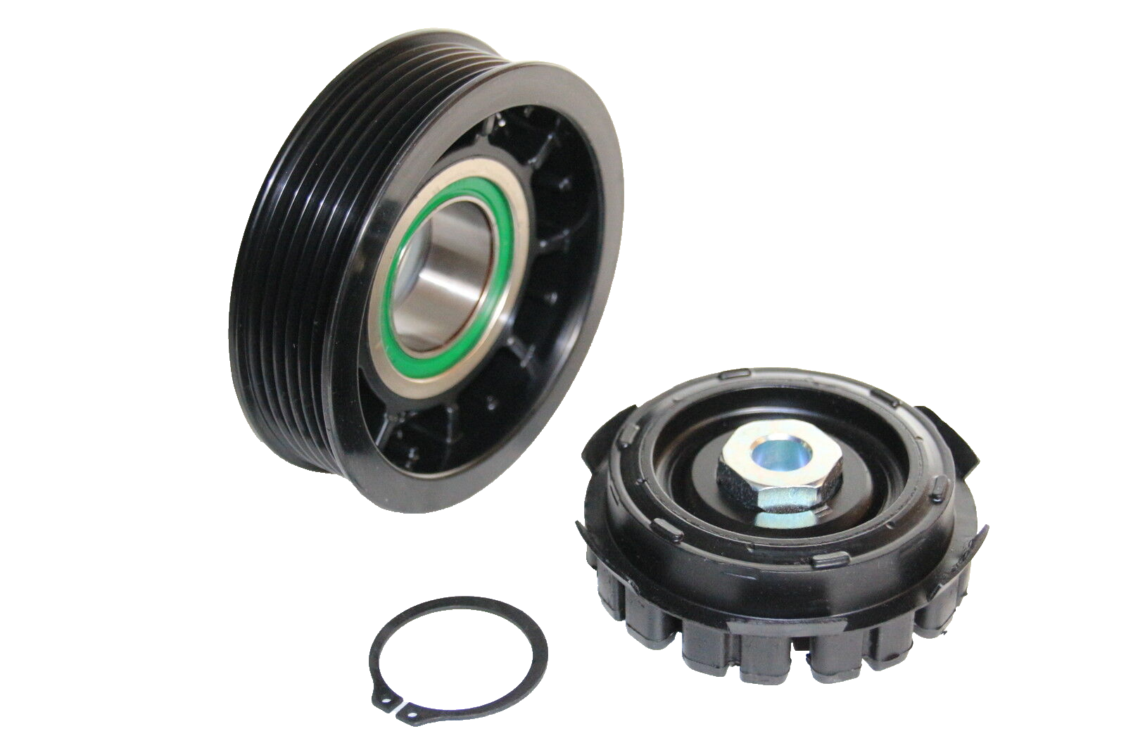 Klimakompressor Riemenscheibe Kupplung VW T5 2.0 TDI 7E0820803G ...