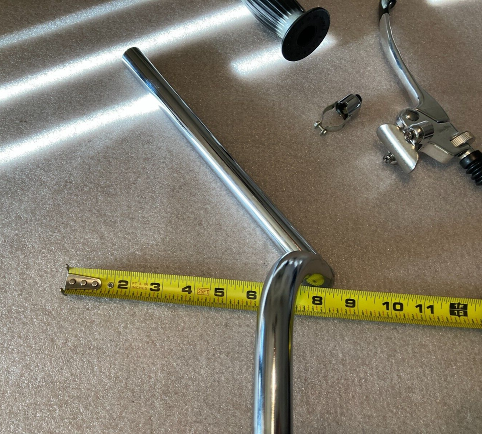 Cafe Racer Handlebars & Controls Levers Grips Throttle Kill Switch | eBay