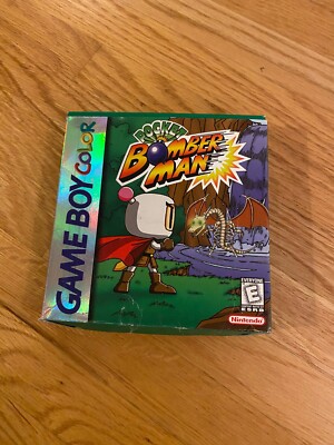 Nintendo Gameboy Color Rocket BomberMan Empty Box 1998 NES Game Boy ...