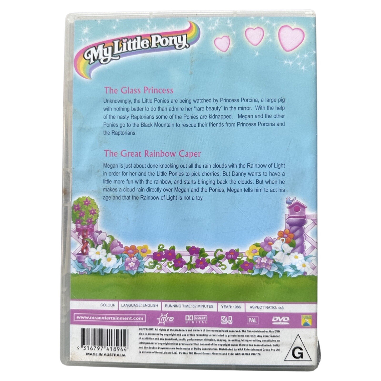 My Little Pony - Glass Princess (DVD, 1986) for sale online | eBay