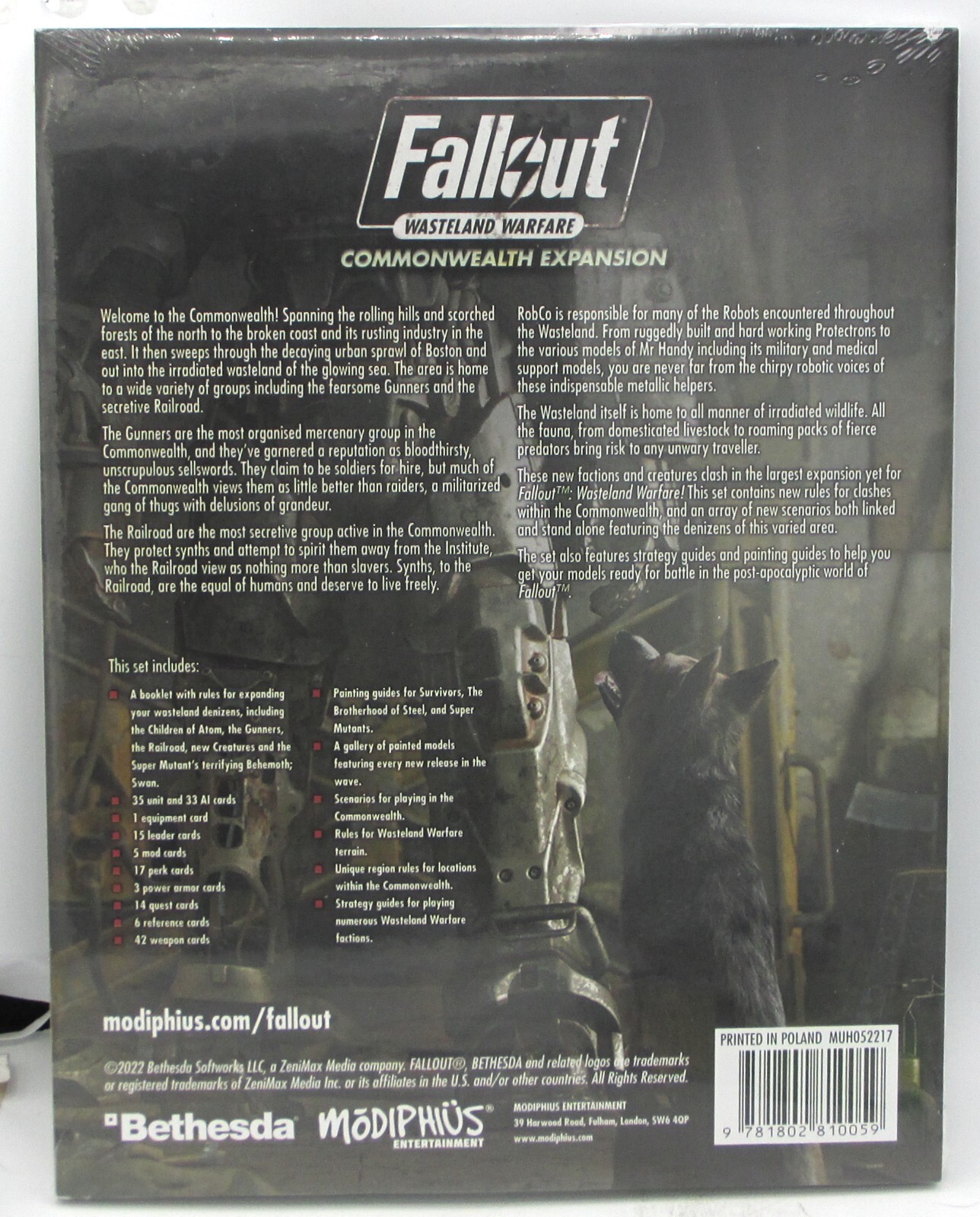 Fallout Wasteland Warfare MUH052217 Commonwealth Expansion (Book ...