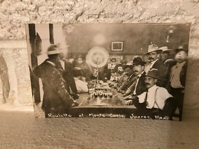 JUAREZ, MEXICO - "ROULETTE AT MONTE CARLO" - EARLY POSTCARD | eBay