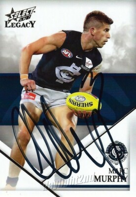 Signed 2018 CARLTON BLUES AFL Card MARC MURPHY | eBay Australia