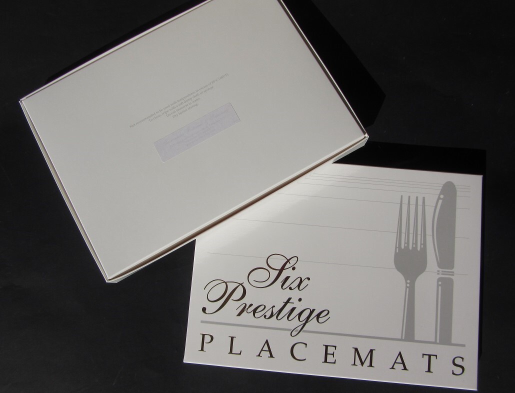 PLACEMAT BOXES (BOXES ONLY NO PLACEMATS) Brand new - Pack of 10 | eBay