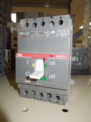 ABB SACE S1 S1N 60A 3P 277/480V Circuit Breaker Used | eBay