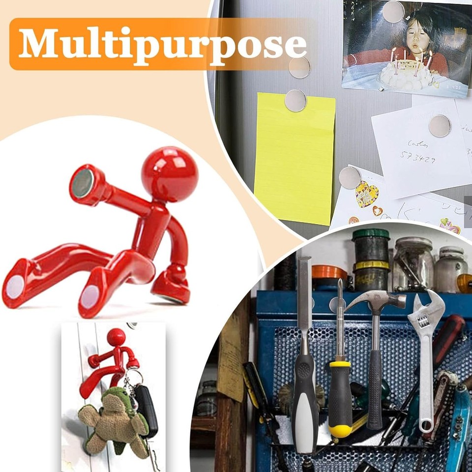 100 Pcs Super Strong Neodymium Disc Magnets, 8 x 3mm Small Magnets ...