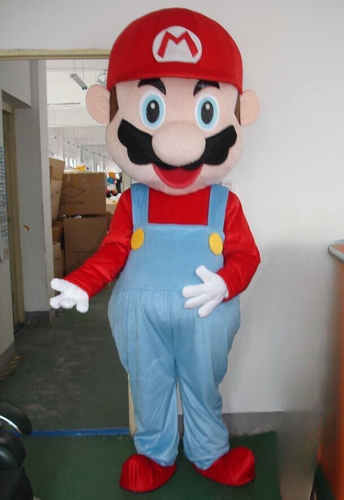 Super Mario Mascot Costumes Fancy Dress Birthday Party Brothers Suits ...