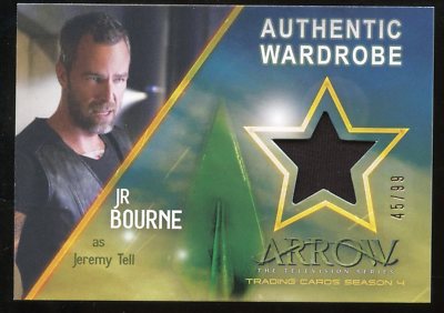 2017 Arrow Season 4 Wardrobe Relic M07 - JR Bourne as Jeremy Tell #45/ ...