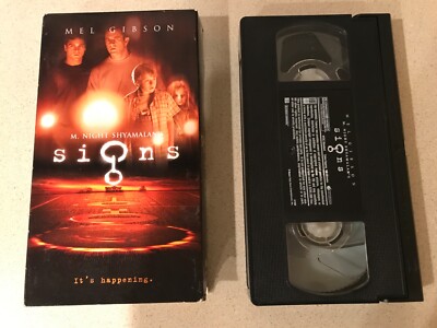 Signs (VHS, 2002) Mel Gibson, Joaquin Phoenix | eBay
