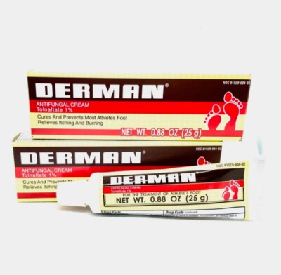 DERMAN ANTIFUNGAL CREAM (2 PacK ) | eBay