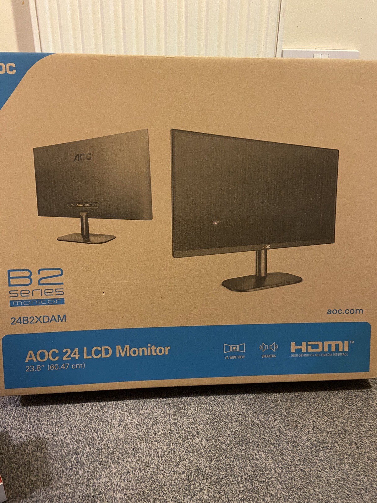 AOC 24B2XDAM 24'' VA LCD Monitor - Black for sale online | eBay