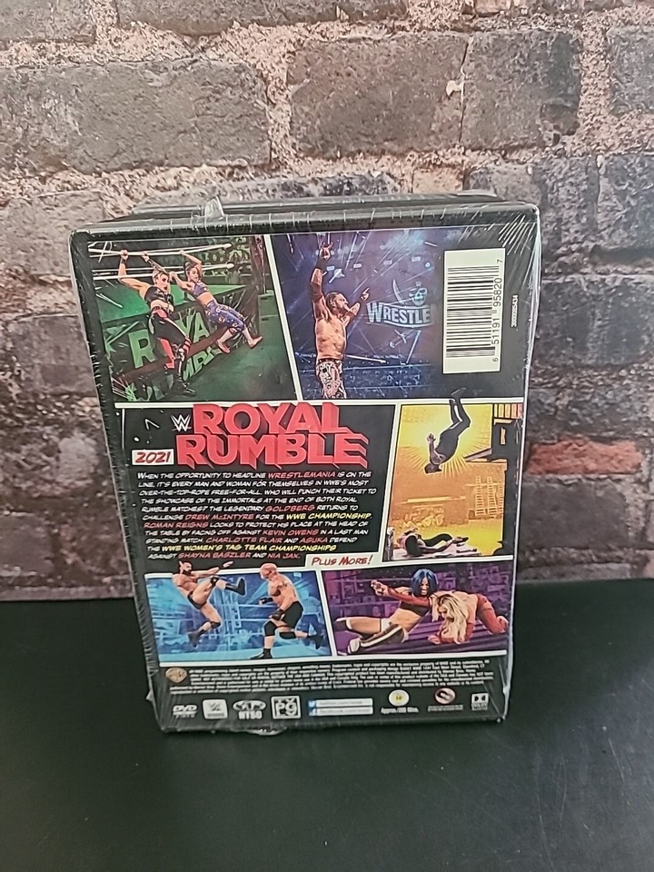 WWE Royal Rumble 2021 2 DVD Set Set NEW SEALED McIntyre Vs Goldberg ...