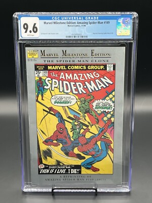 Marvel Milestone Edition: The Amazing Spider-Man #1 (149) CGC Graded 9. ...