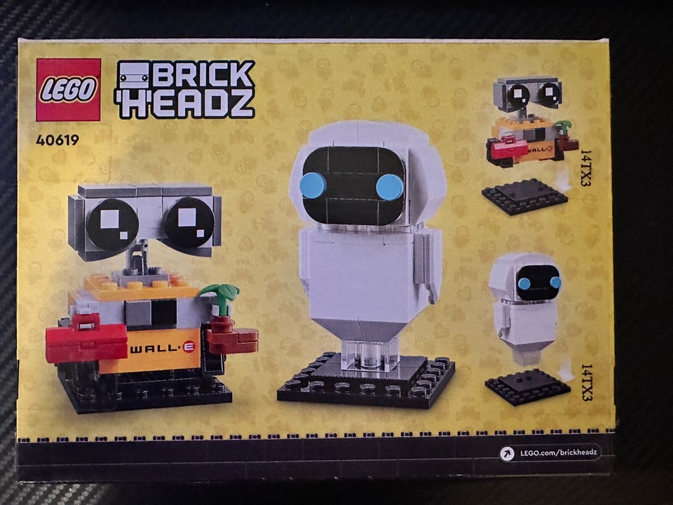 LEGO Brickheadz WALL-E And Eve Disney 100 Year Anniversary (40619) | eBay
