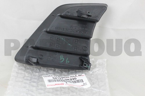 521270K030 Genuine Toyota COVER, FRONT BUMPER HOLE, RH 52127-0K030 ...