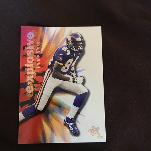 2000 Fleer E-X EX Randy Moss EXPLOSIVE card #7 of 20 XP | eBay