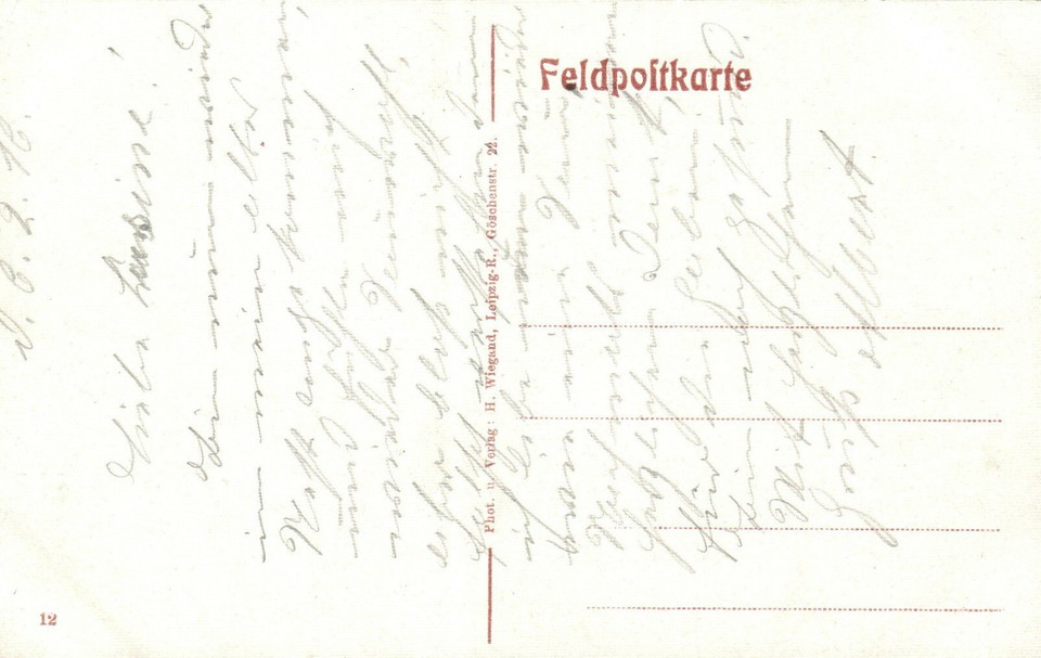 Postcard * Rest of a house in Rethel/France - campaign 1914/15 (AB ...