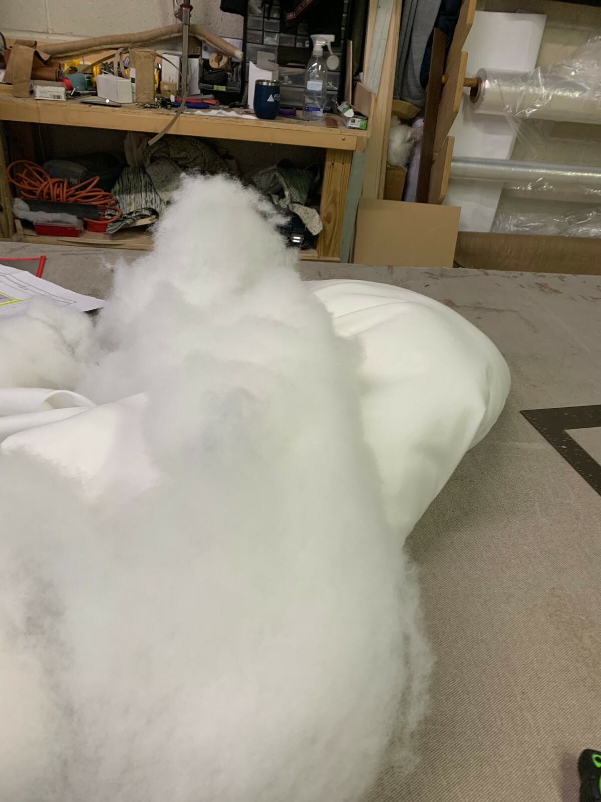 Premium Loose Poly Dacron– 20 lbs per bag. White UPC100010 NJ & NY PICK ...